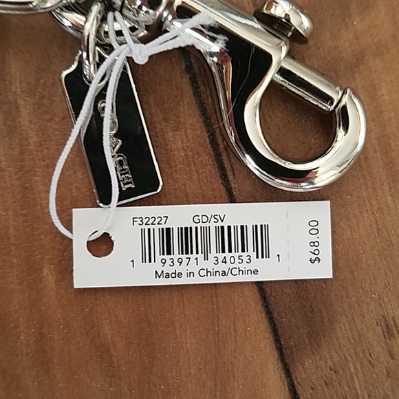 Coach | Accessories | Coach Horse Carriage Key Fob Purse Charm Silver ...